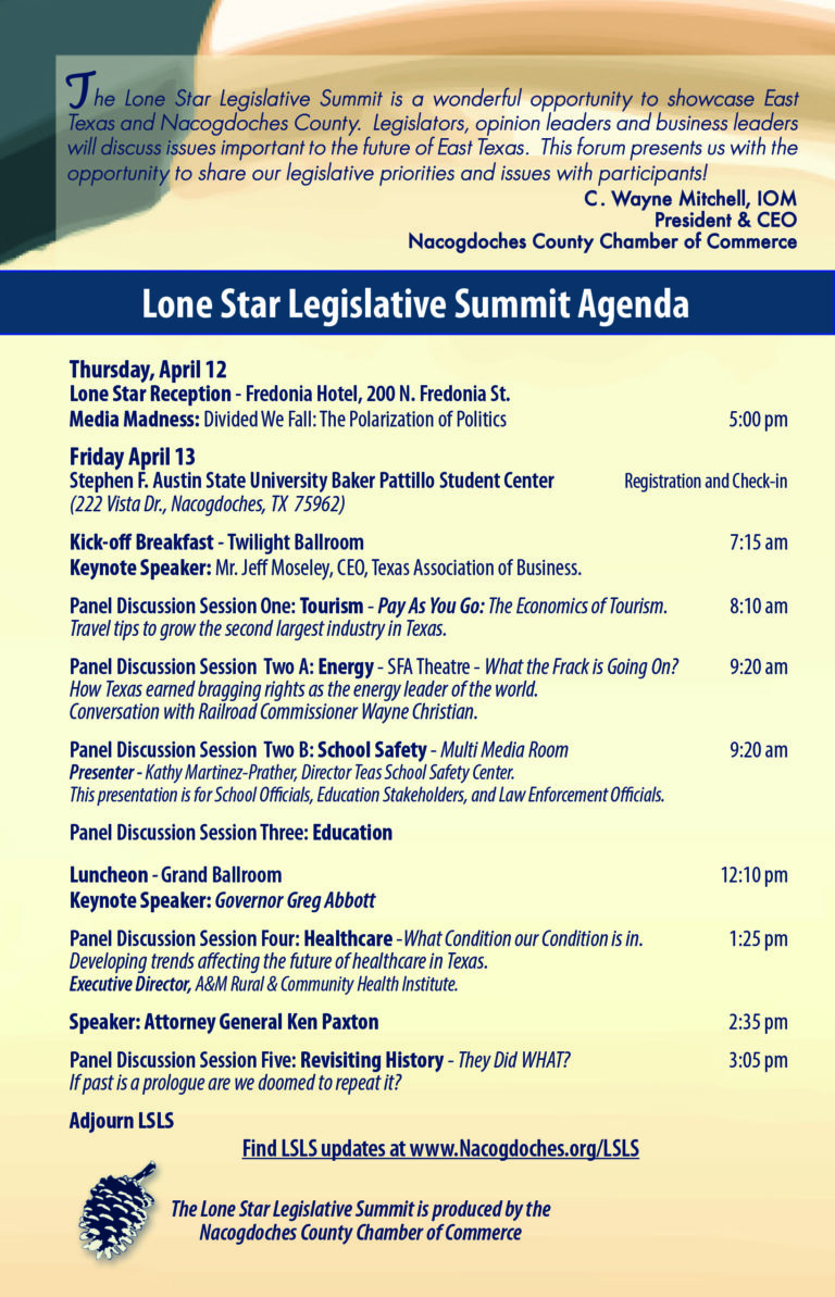 2018 Lone Star Legislative Summit - THCA
