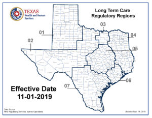 Changes in Long Term Care Regulatory Regions - THCA